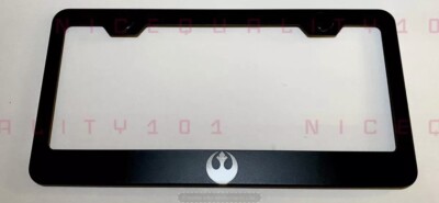 Laser Engraved Rebel Star Wars Stainless Steel Finished License Plate ...