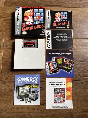 Super Mario Bros. Classic GBA NES Series Nintendo Game Boy Advance CIB ...