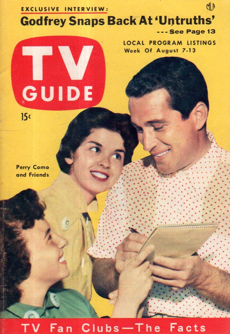 1954 TV Guide August 7 - Jackie Gleason, Charlie Ruggles; Elizabeth ...
