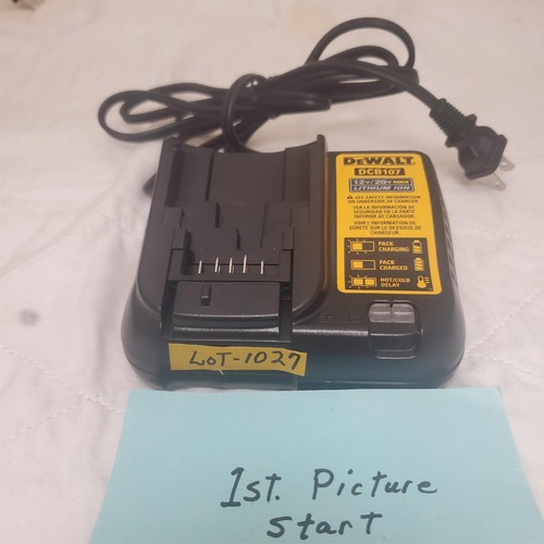Dewalt DCB107 12V-20V Lithium-Ion Charger LOT-1027 | eBay
