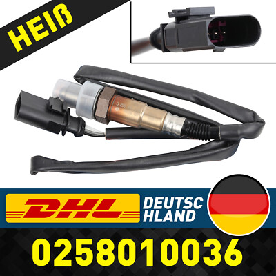 Bosch 0258010036 Lambdasonde NACH Kat für AUDI PORSCHE SEAT SKODA VW | eBay
