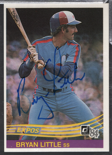 Bryan Little Expos Autographed 1983 Donruss #157 w/COA 103023NPCD71 | eBay