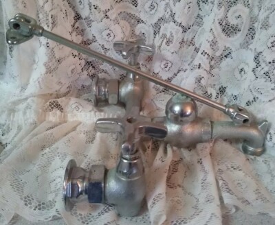 Vintage Country Farmhouse Industrial Commercial Cast Iron Faucet TAIWAN ...