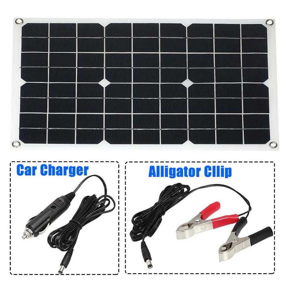 4000W Solar Panel Complete Kit Power Generator 60A 110/220V Home Grid ...
