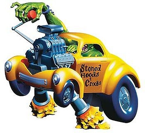 Moebius Von Franco's Stoned Hoods & Crooks Custom Car - Plastic Model ...