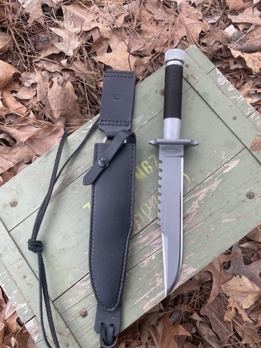 Wall Knives, Hunter Survival Knife With model A Ring Sheath | eBay