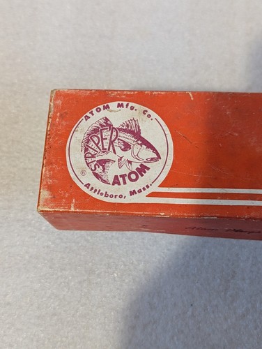Vintage ATOM Mfg. Co. Striper ATOM 40 Fishing Lure - Attleboro MA | eBay