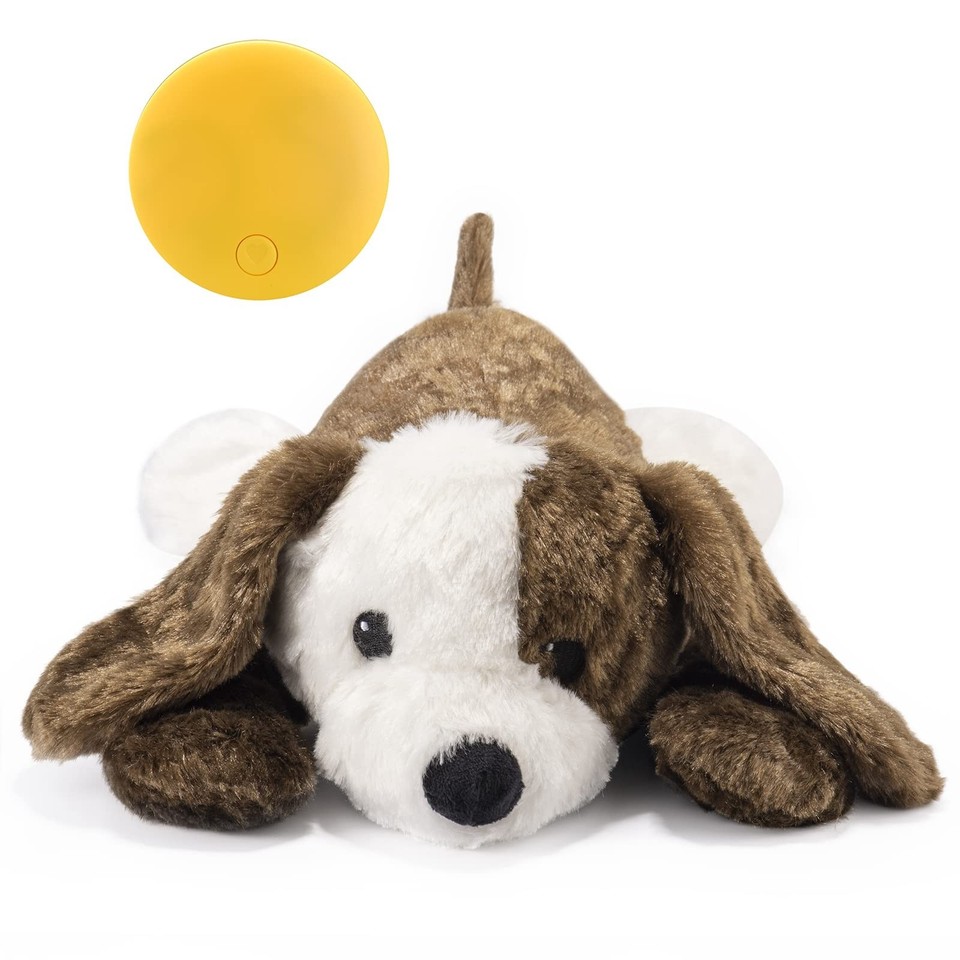 Heartbeat Puppy Toy for Dog Anxiety Relief, Calming Aid & Sleep Support ...