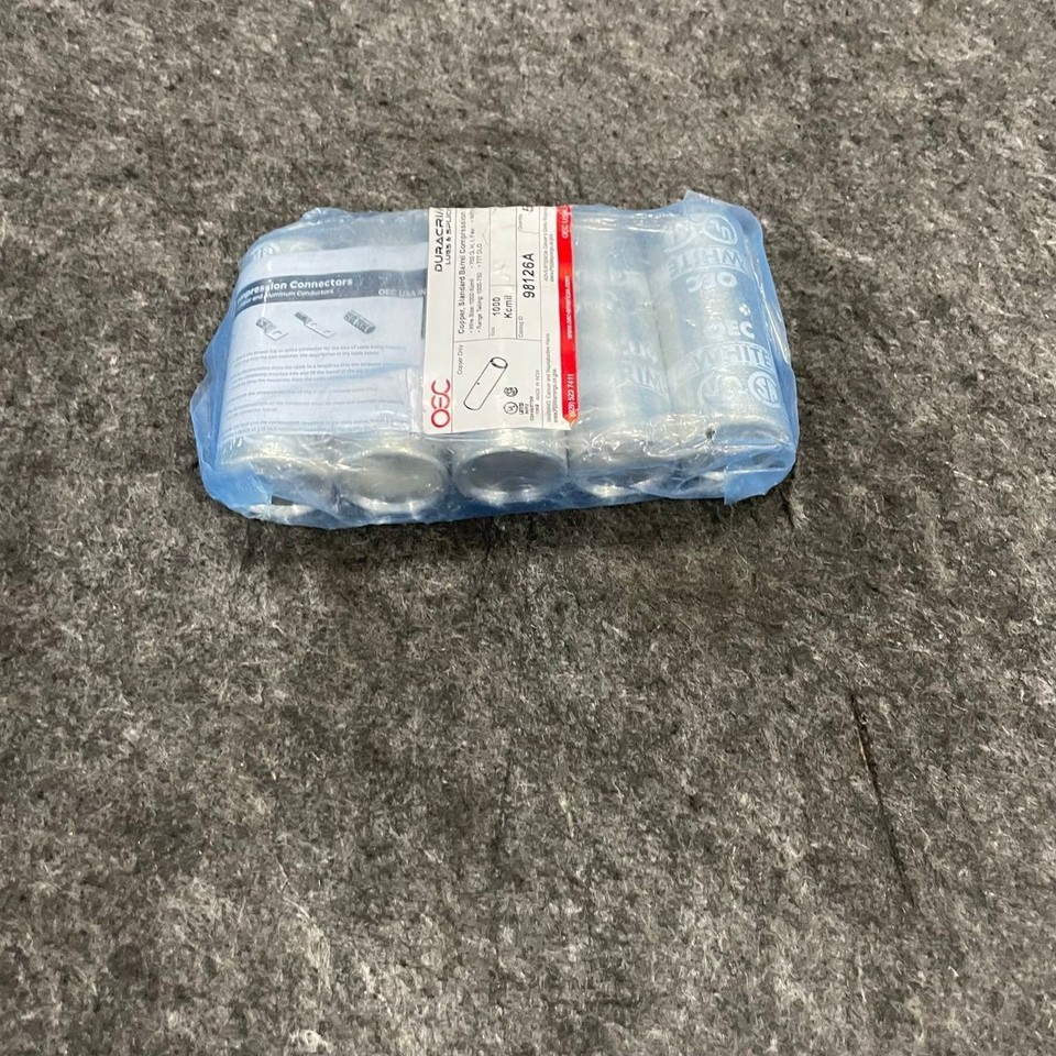 OEC 98126A Copper Standard Barrel Compression Splice 1000 Kcmil Qty 5 ...