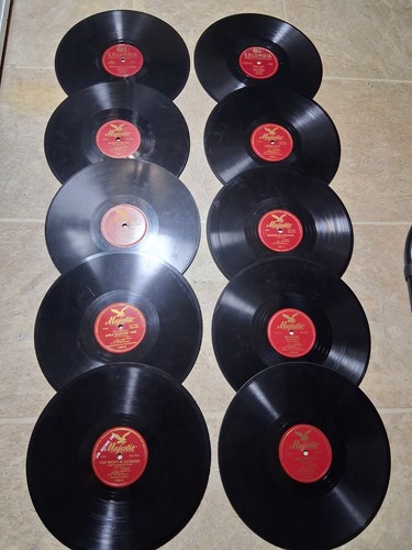 78 RPM Records Lot Of 10 - Please See Pics - Majestic - Columbia - 10 ...