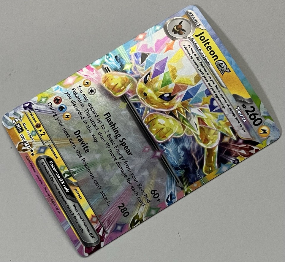 Pokémon Prismatic Evolutions Jolteon ex Stage 1 Double Rare HoloFoil ...