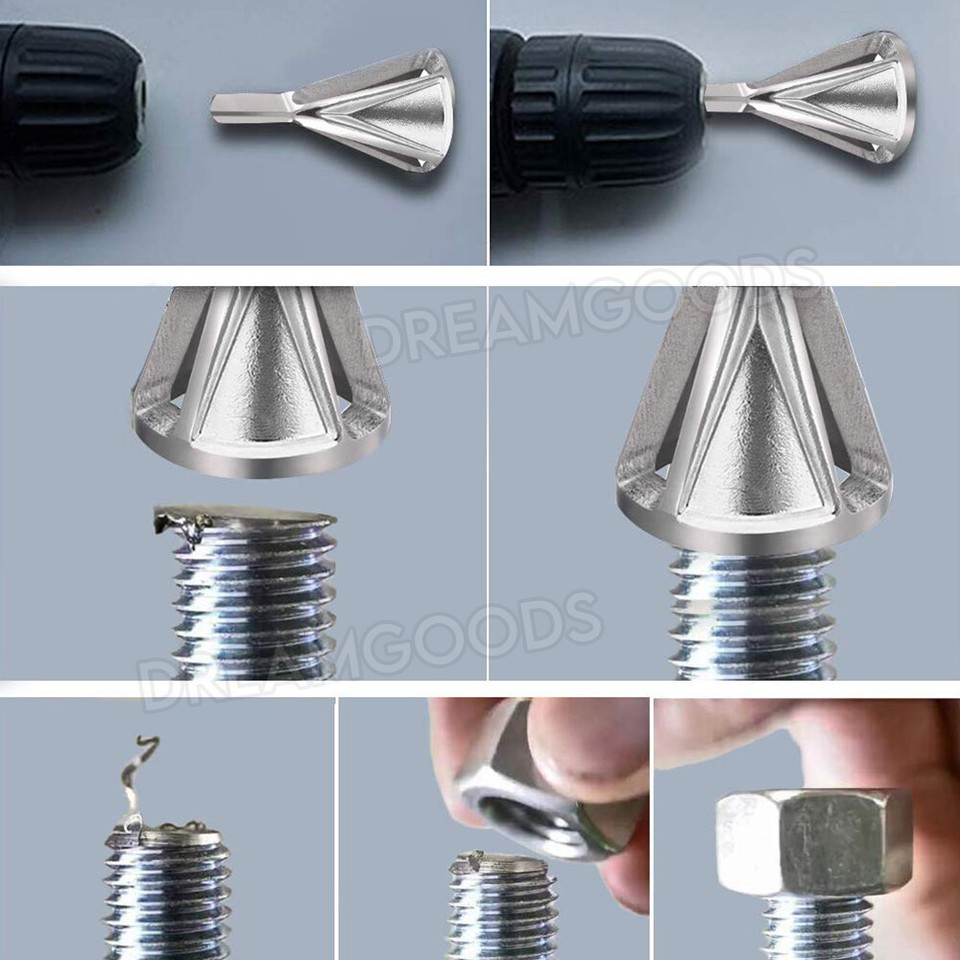 2pcs Deburring External Chamfer Tool Stainless Steel Remove Burr Tools ...