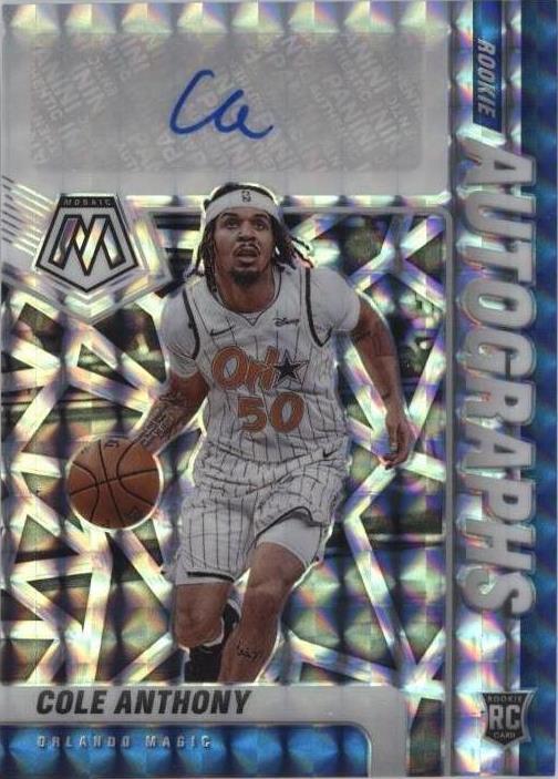 2020-21 Panini Mosaic - Rookie Autographs Mosaic Cole Anthony #RA-CAN ...