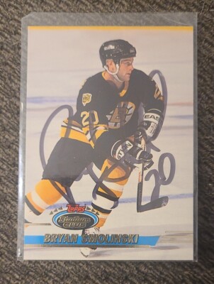 1993 Topps Stadium Club Hockey AUTOGRAPH #274 Bryan Smolinski NM/MT ...