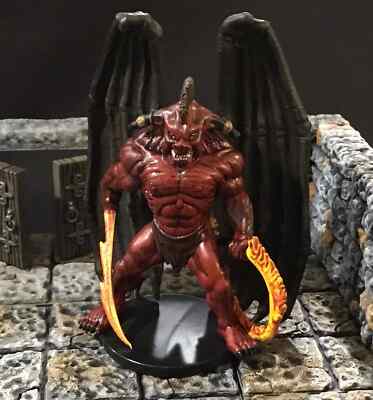 D&D Miniature - BALOR #41 (Underdark Series - RARE DEMON/DEVIL / VHTF ...