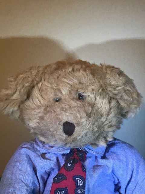 Vintage Winston Plush Teddy Bear W/briefcase by Russ Berrie 9in #3358 ...