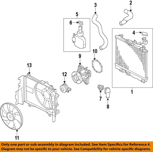 MITSUBISHI OEM 14-24 Mirage G4 Cooling Radiator Components-Radiator ...
