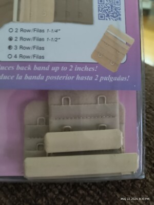 Bra Back Band Reducer Supportable Beige 2 & 3 Row Reduce Up To Two ...