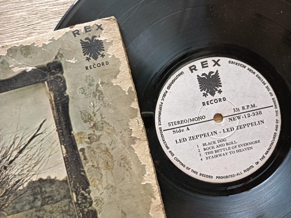 LED ZEPPELIN - Rare Malaysia Unique Label 12" LP | eBay