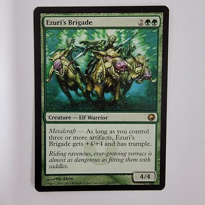 Ezuri's Brigade - Scars of Mirrodin - MTG - MAGIC THE GATHERING - NM - RARE | eBay
