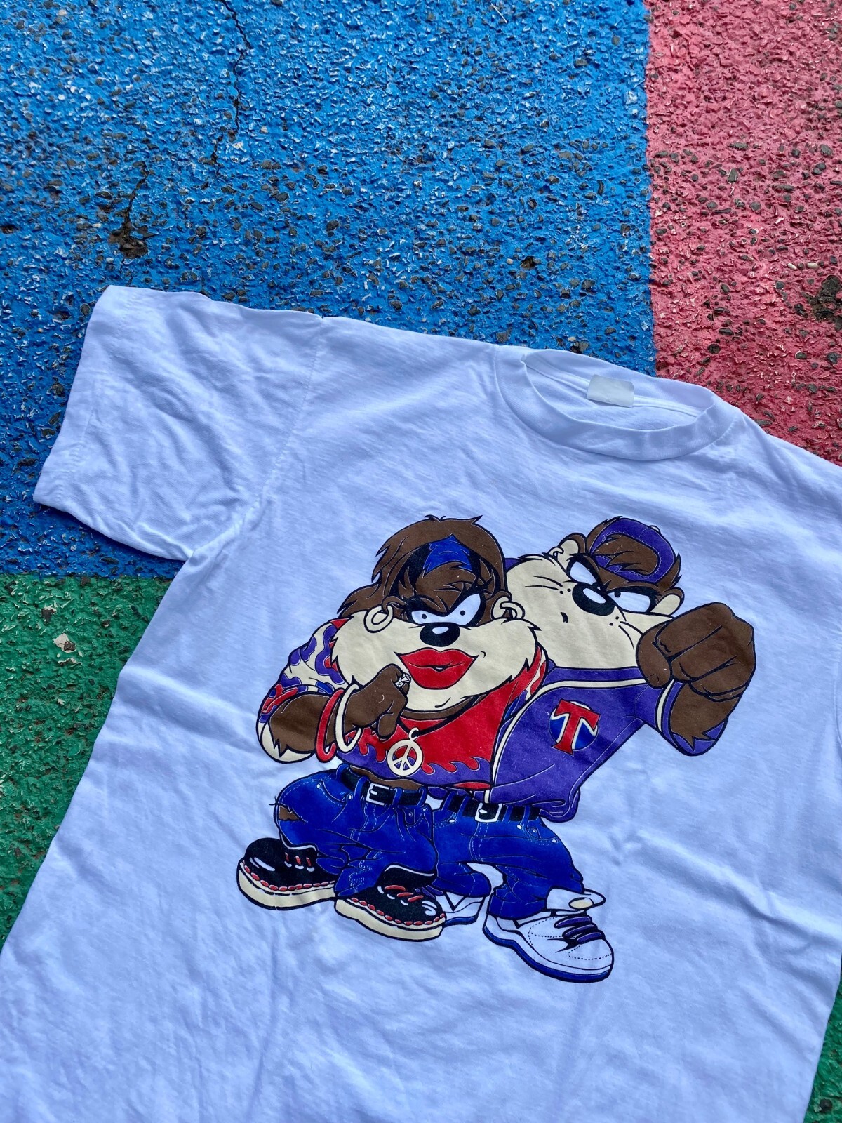 VTG 90s Tasmanian Devil Taz & She Devil Looney Tunes … - Gem