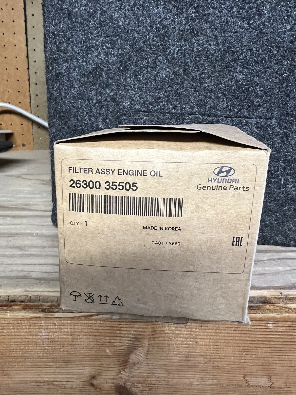 OEM 2630035505 Engine Oil Filter for Hyundai KIA for sale online | eBay