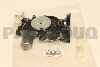 6938060071 Genuine Toyota LOCK ASSY BACK 69380-60071 | eBay