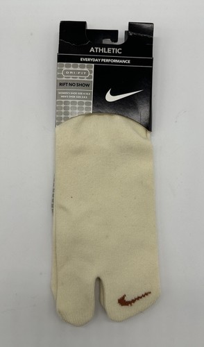 2003 Nike RIFT NO SHOW Split Toe Socks Dri Fit Everyday Performance ...