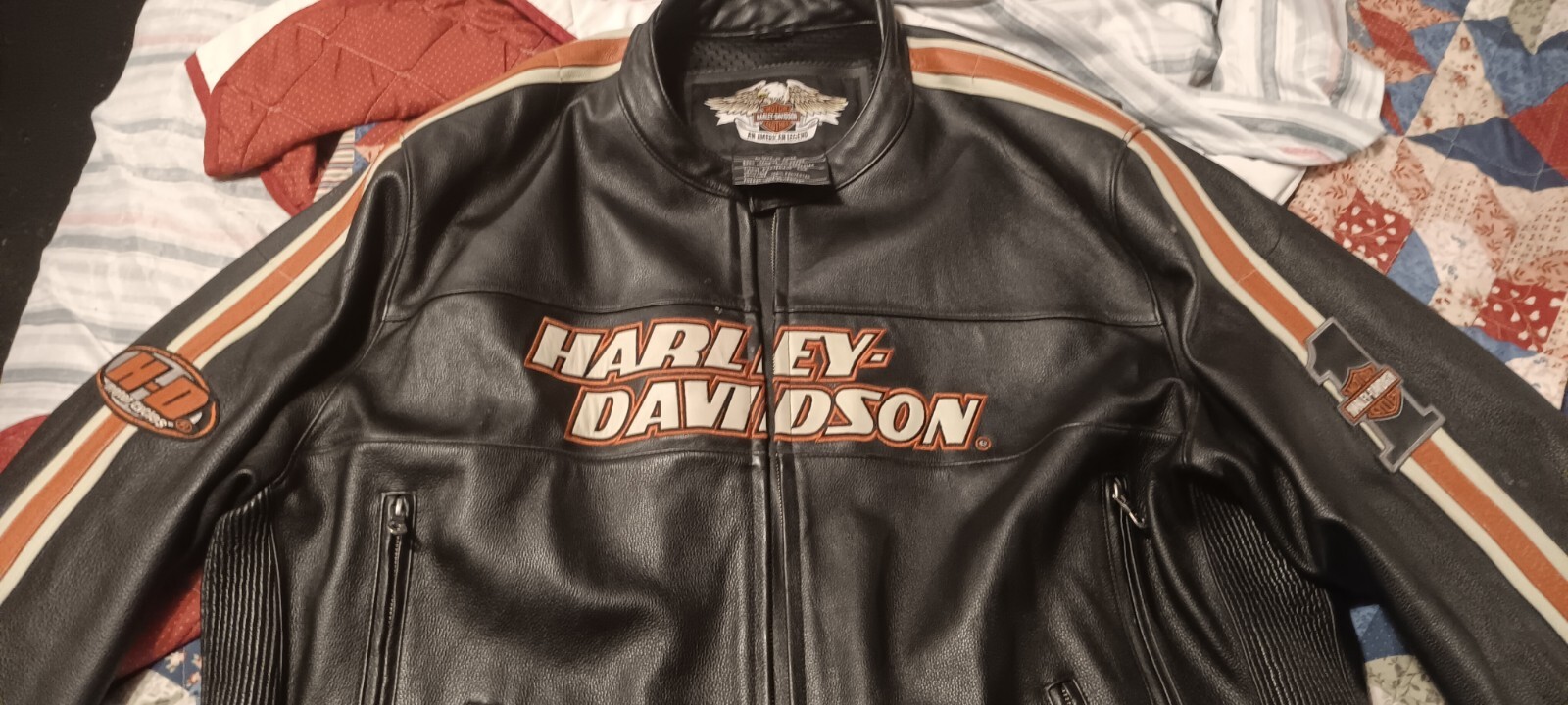 Harley Davidson Men's TORQUE Leather Jacket 98114-06V… - Gem
