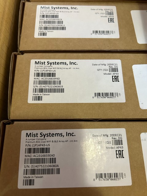 Juniper Networks AP43 Mist Wireless Access Point - White (AP43US) for ...