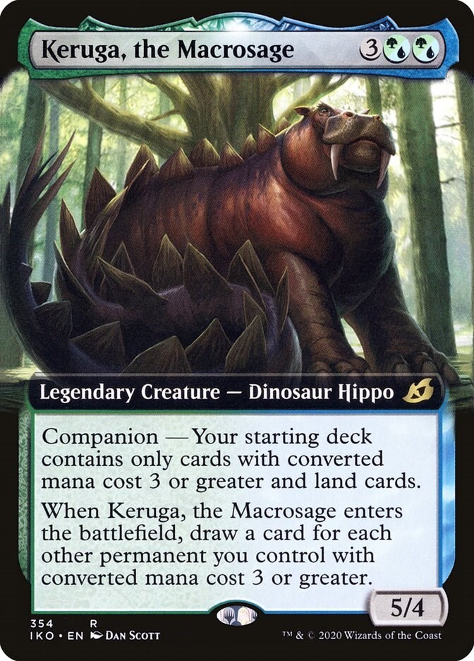 Keruga, the Macrosage (Extended Art) Ikoria: Lair of Behemoths Regular ...