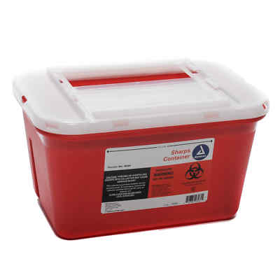 Sharps Container Red 1 Gallon Slide Lid Each | eBay