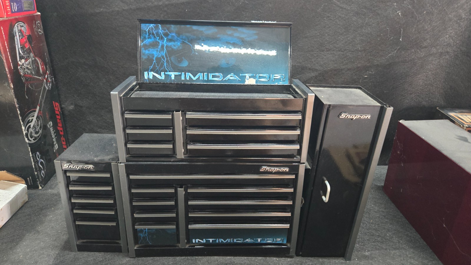RARE SNAP ON MINI MICRO TOOL BOX / LOCKER IN RARE INTIMIDATOR DALE ...