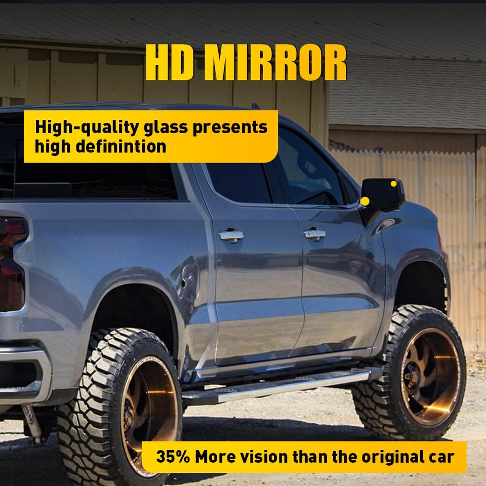 Mirror Glass Fit Chevrolet Silverado1500 84309709 GM1325159 Right ...