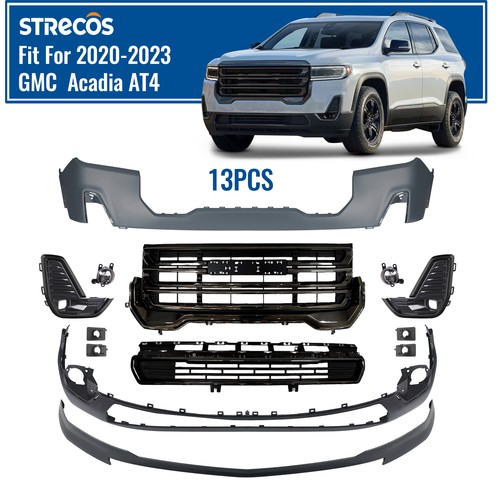 New Fit For 2020-2023 GMC Acadia AT4 Front Bumper Cover Assembly Kit ...
