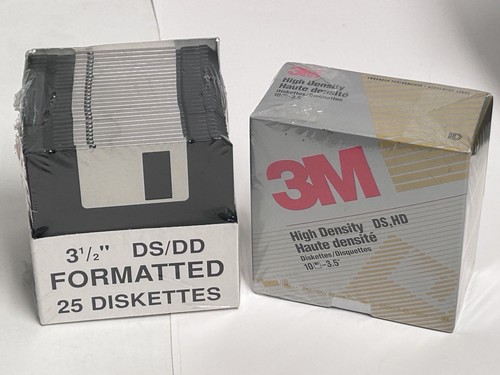 3M Floppy Disks 10-Pack High Density DS, HD 3.5" Diskettes + 25 | eBay