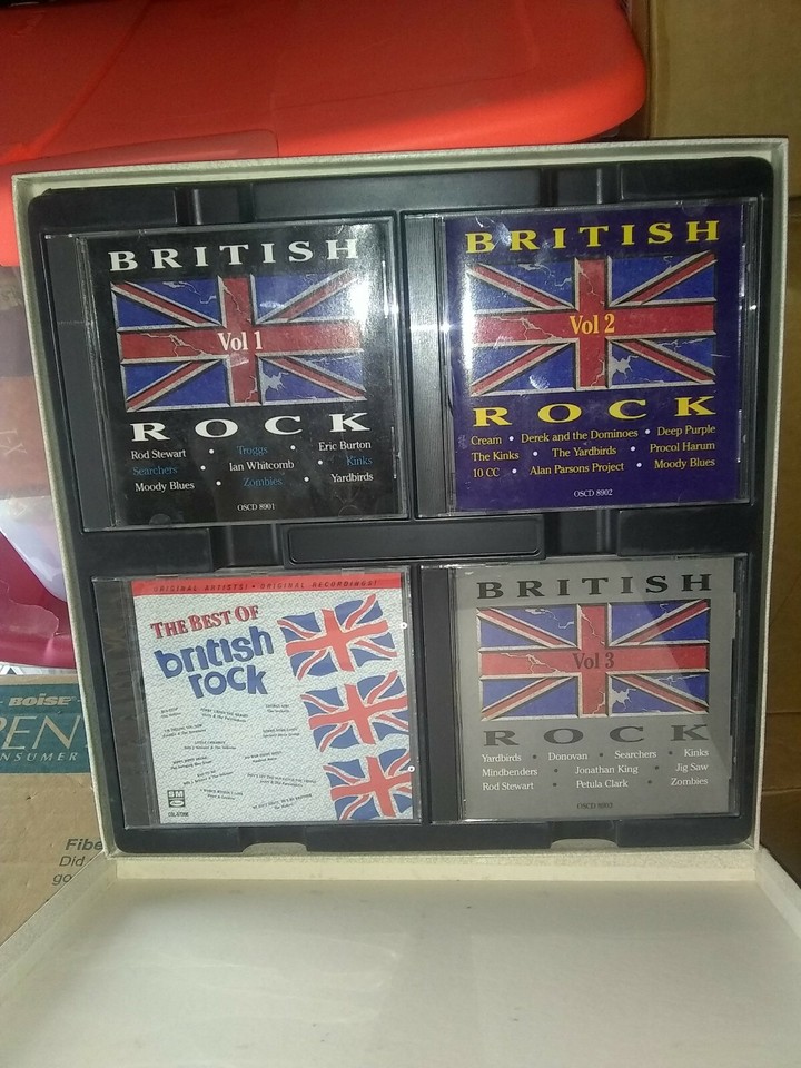 British Rock [Original Sound] [Box] by Various Artists (CD, Nov-1993, 4 ...