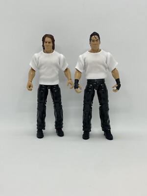 WWE Mattel Elite Legends Custom Tag Team Deuce & Domino Action Figures ...