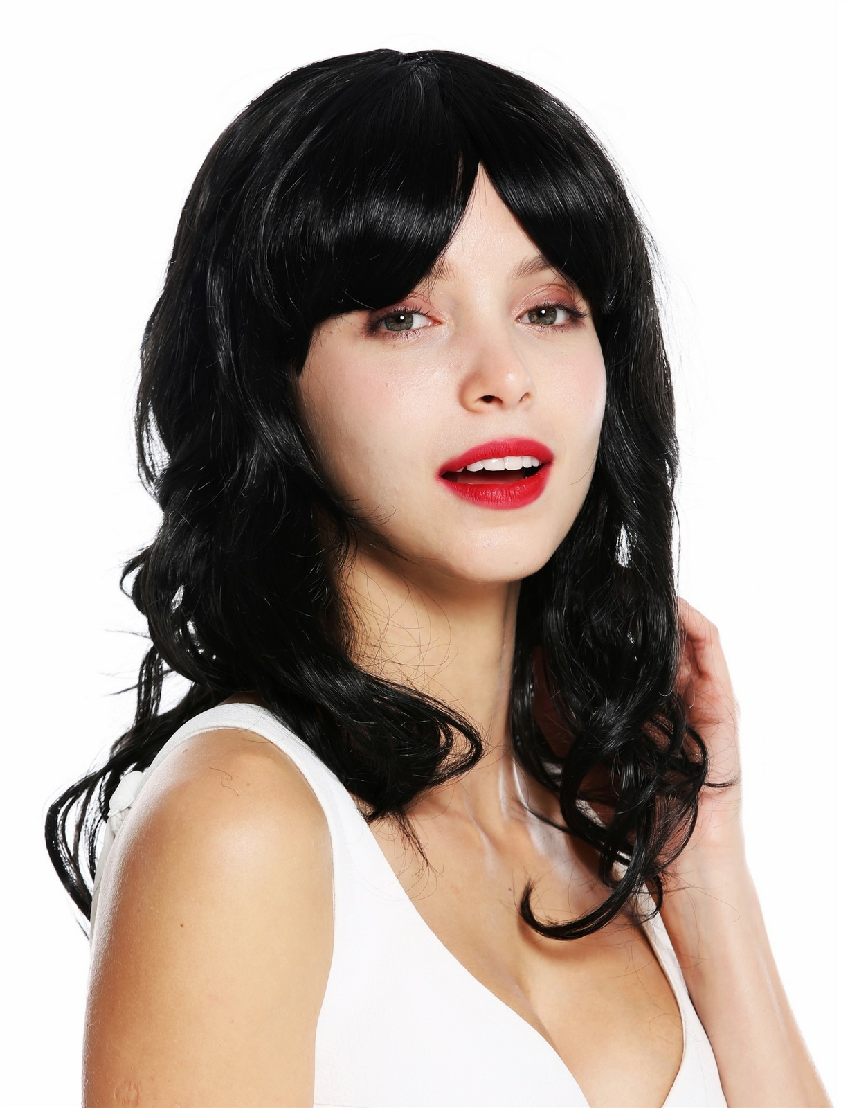 WIG ME UP Wig Women's Wig Long Curly Curls Black VK-52-1B Wig | eBay