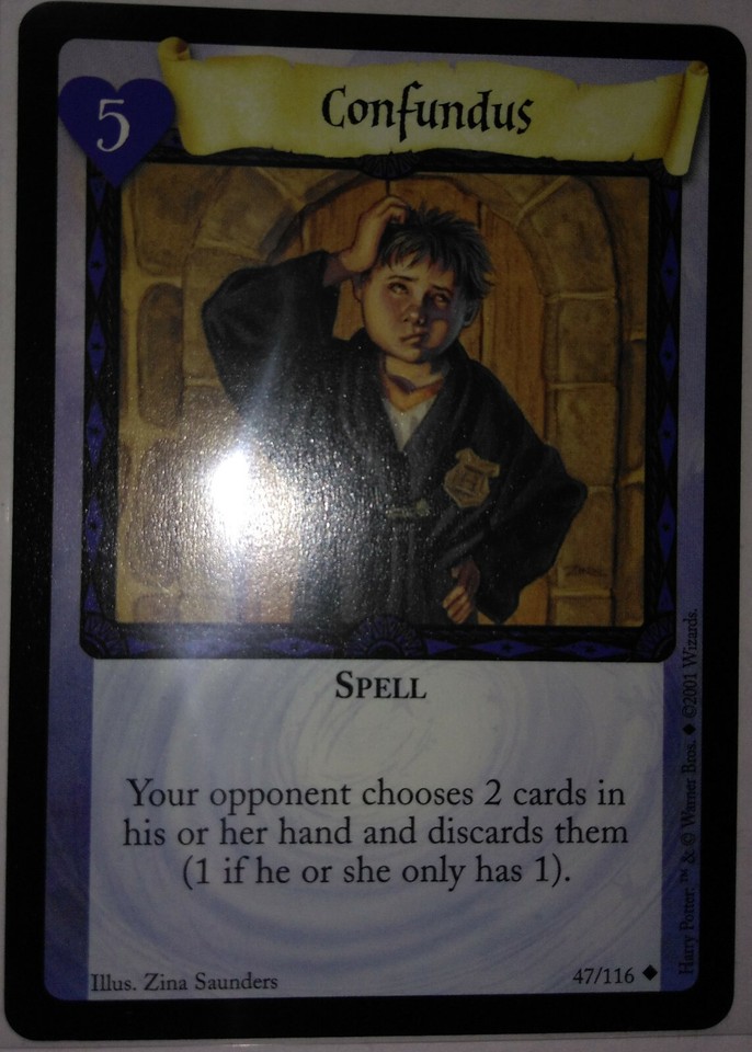 HARRY POTTER BASE SET TCG CCG Confundus 047 REG | eBay
