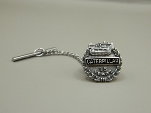 VINTAGE Caterpillar 10 Year Service Pin Sterling Silver Tractor | eBay