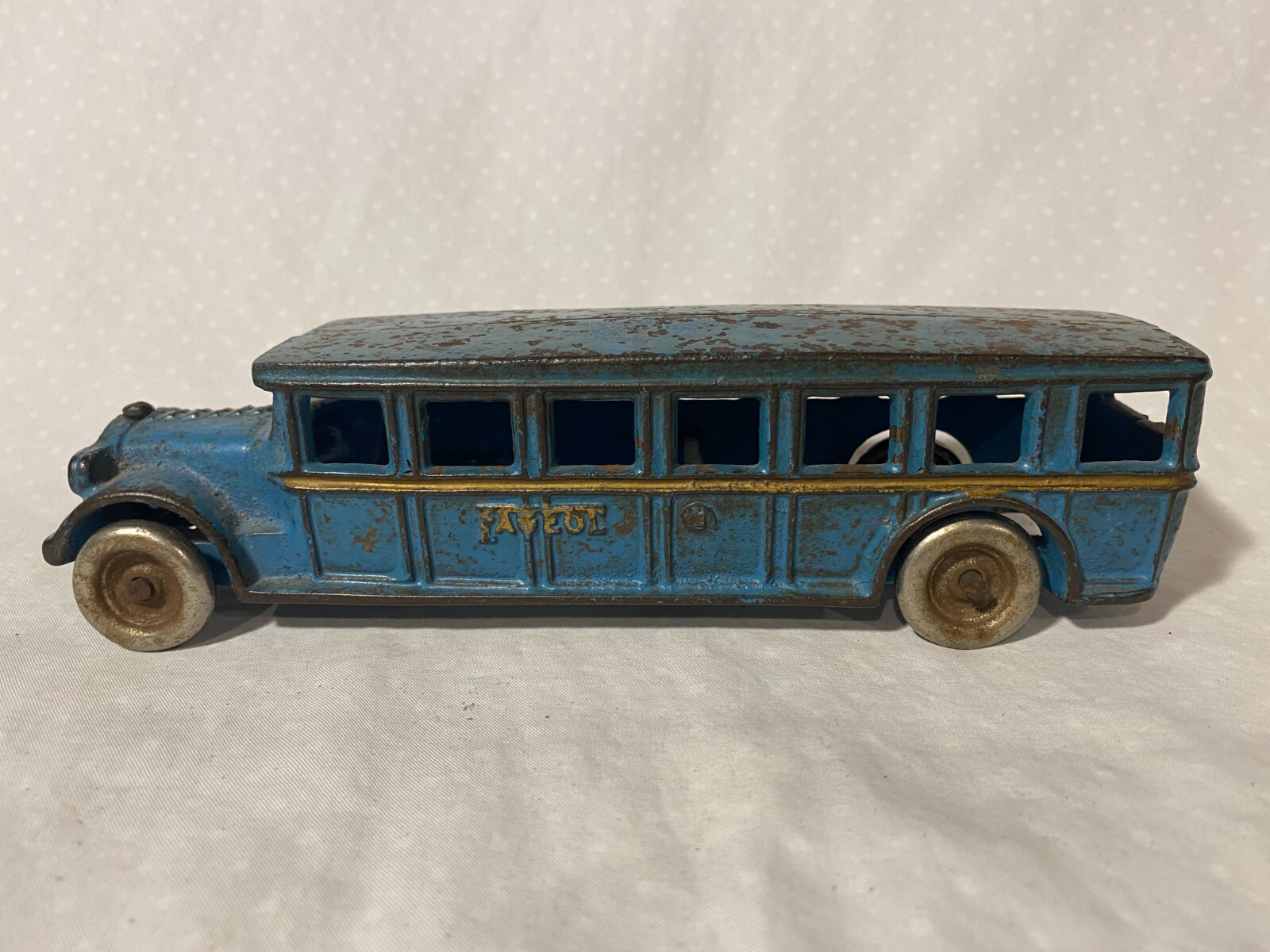 ARCADE FAGEOL SAFETY COACH CAST IRON TOY BUS U-35 | eBay
