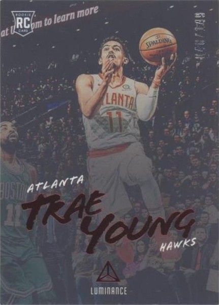 2018-19 Panini Chronicles - Luminance Red #139 Trae Young /149 (RC) for ...