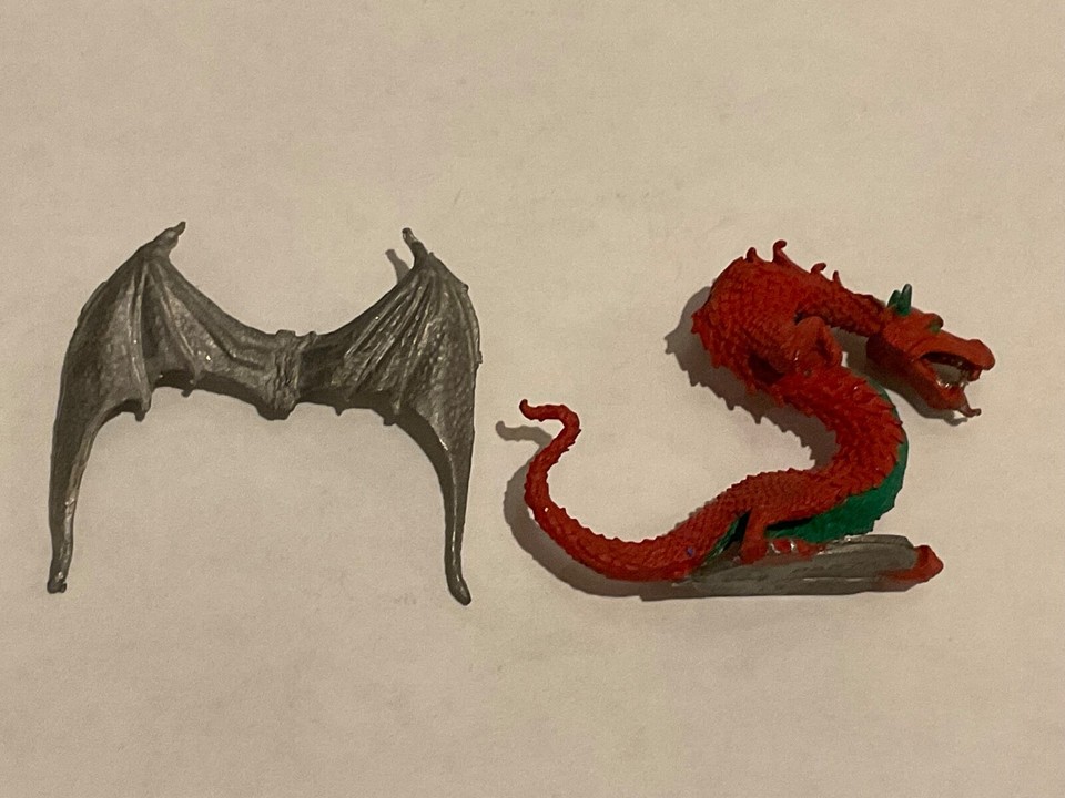 1979 Ral Partha 01-072 Cold Drake Dragon Serpent Metal Miniature Figure ...