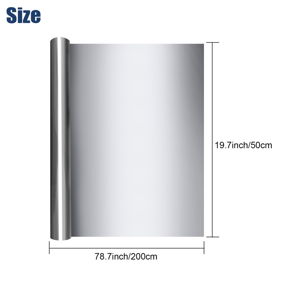 Single Way Mirror Window Film Heat UV Reflective Privacy Protect Tint ...