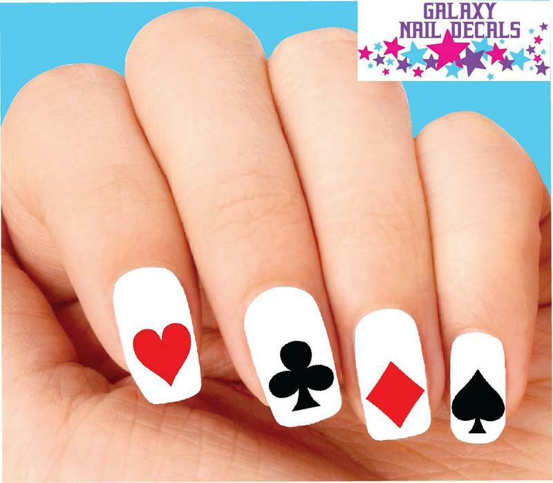 Playing Card Nail Art