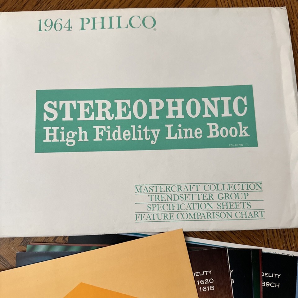 Philco Company 1964 Stereophonic High Fidelity Advertising Portfolio ...