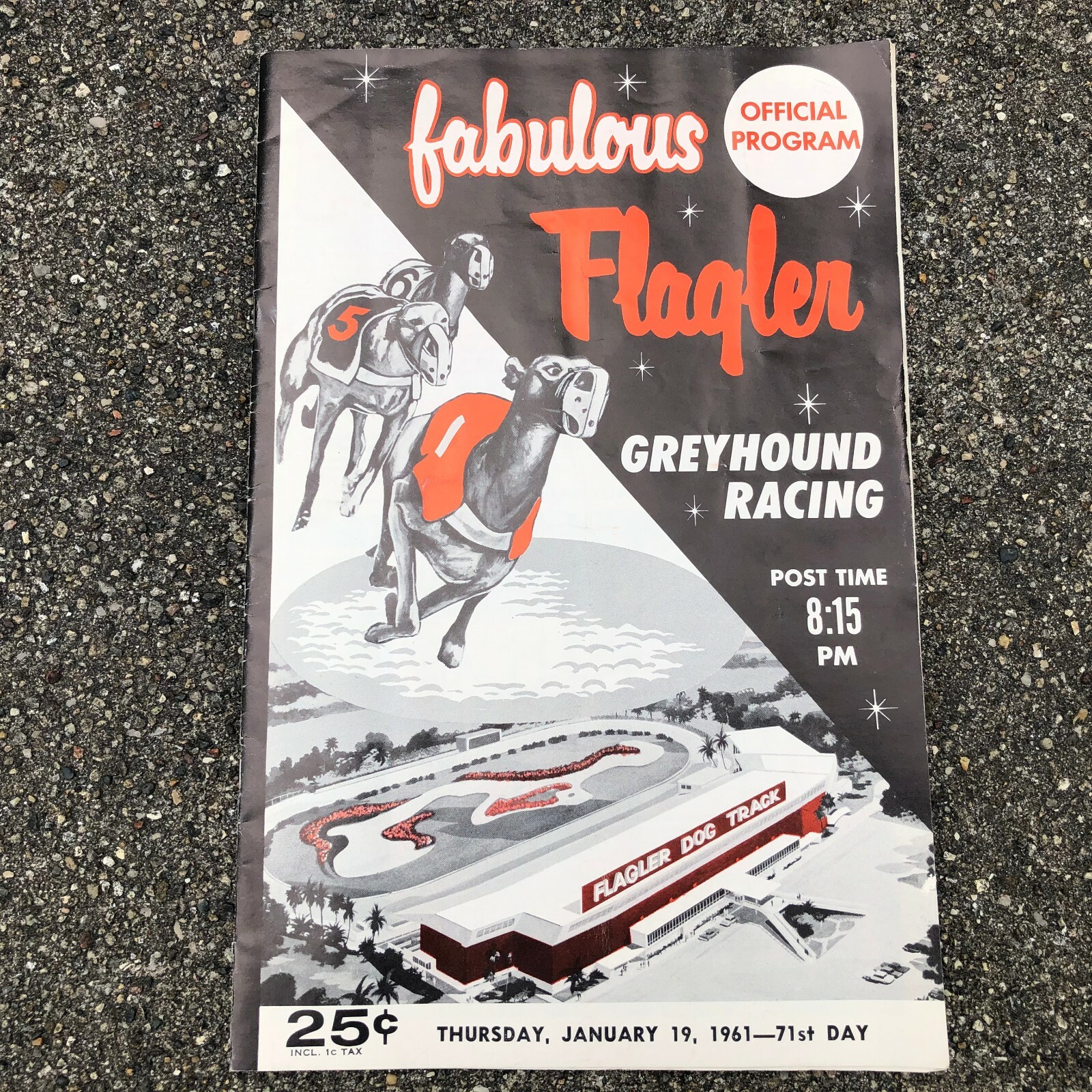 Fabulous Flagler 1971 Official Greyhound Dog Racing Program, Miami, FL. Jan. 19 | eBay