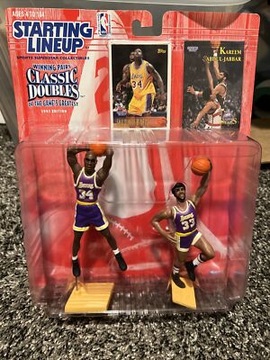 1997 Starting Lineup Classic Doubles SHAQ O'NEAL KAREEM ABDUL-JABBAR ...