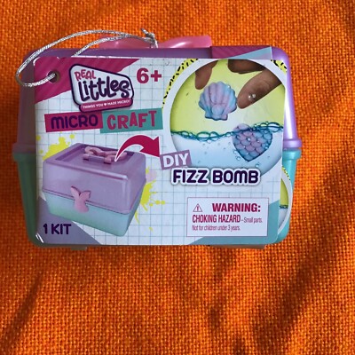 2023 Real Littles Micro Craft DIY Mini *FIZZ BOMB* Bath Kids Art New ...